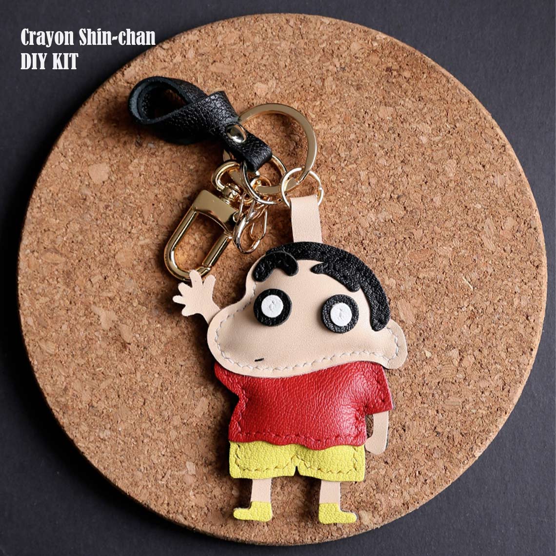 POPSEWING™ Leather Keychain DIY Kit | Anime Shin Chan Leather Keychain ...